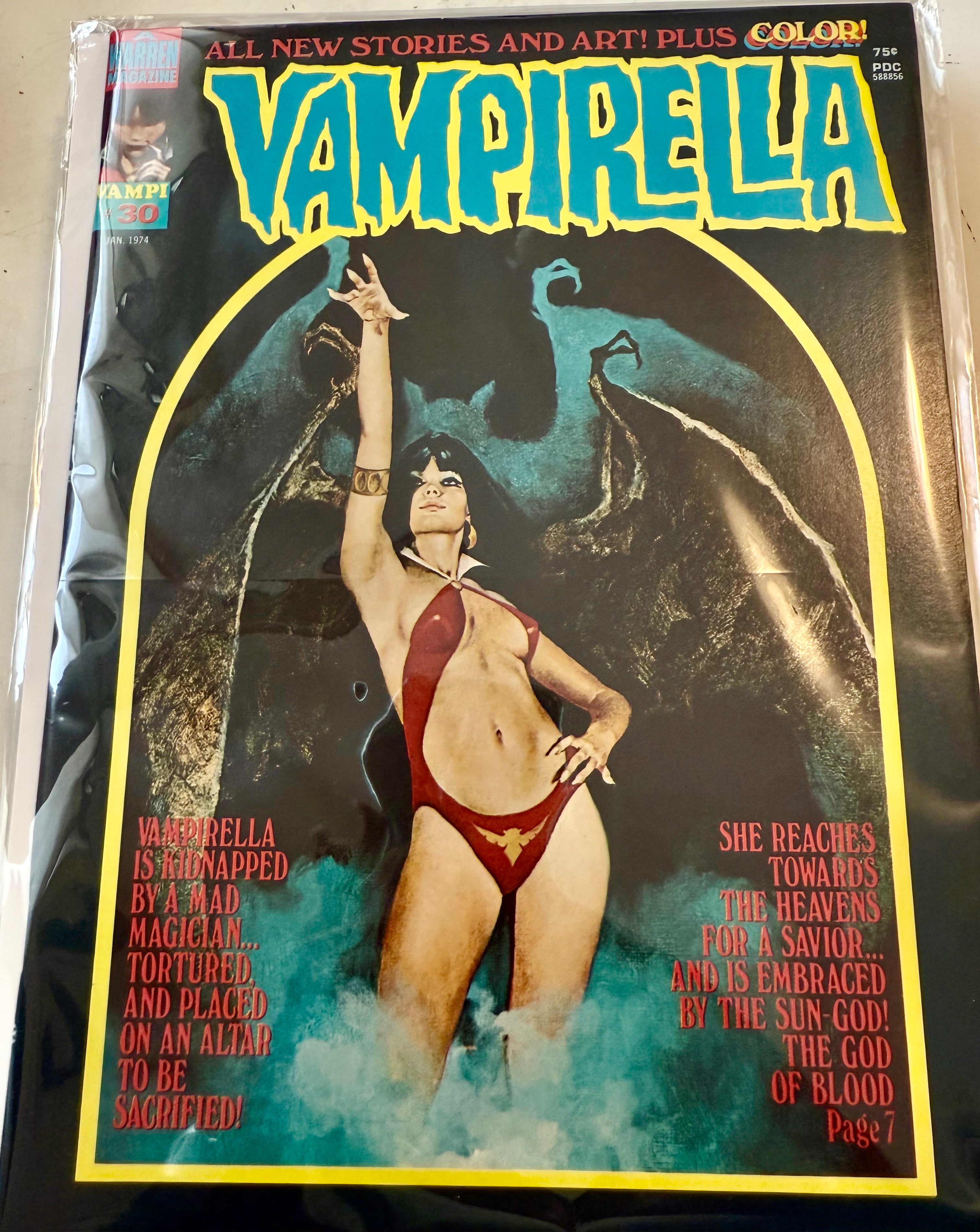Vampirella #30 Vf condition comic magazine 1974