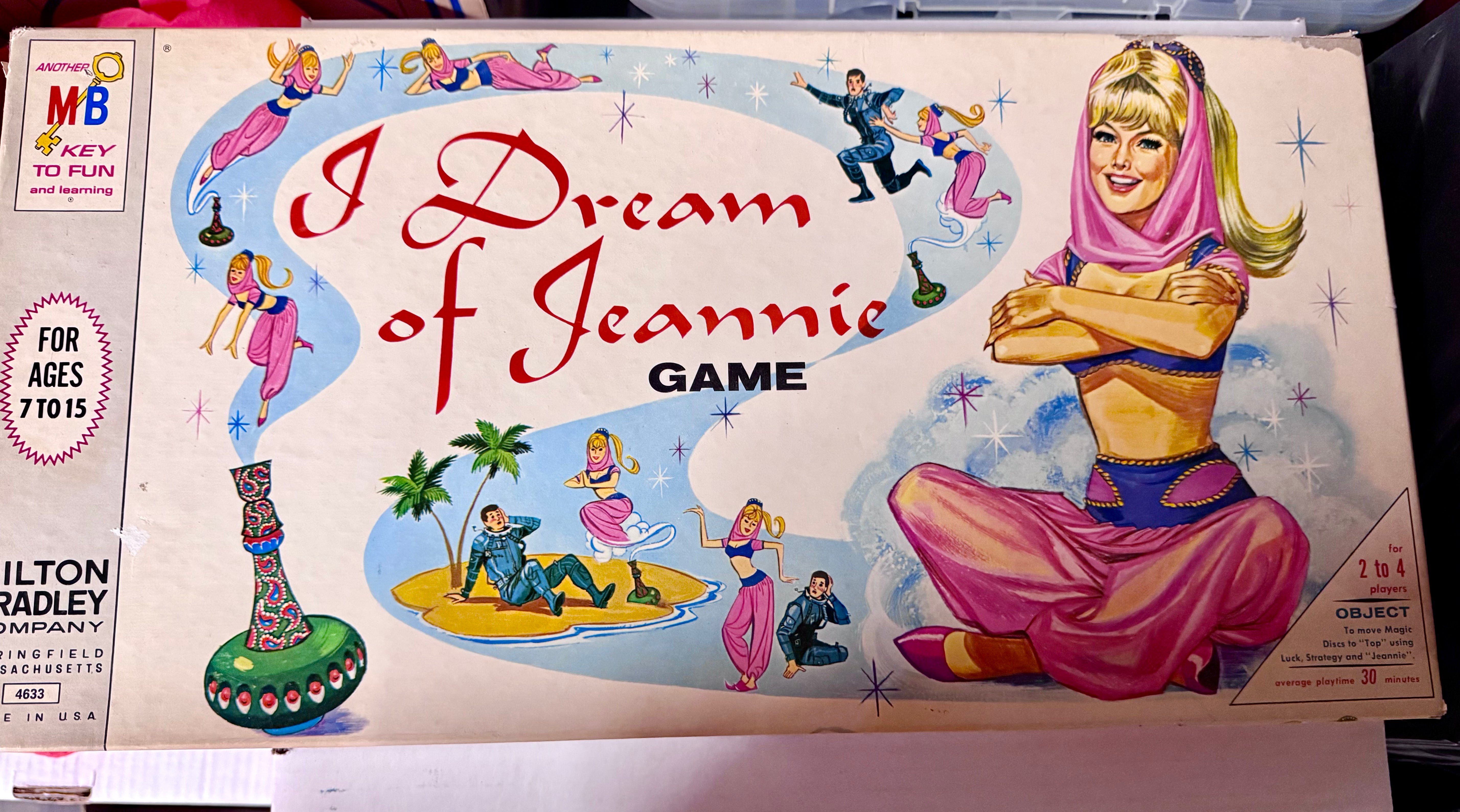 I dream of Jeannie TV show rare board game 1965